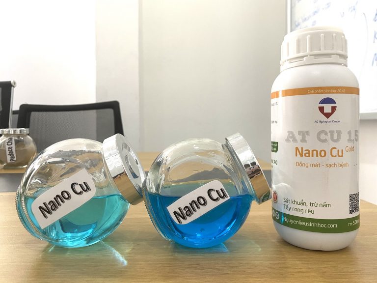 Thuốc tẩy rong rêu trên thân cây Nano Cu gold sát khuẩn, trừ nấm